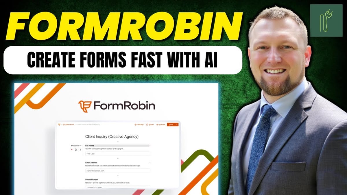 FormRobin Review: AI Form Builder + $19 AppSumo Lifetime Deal